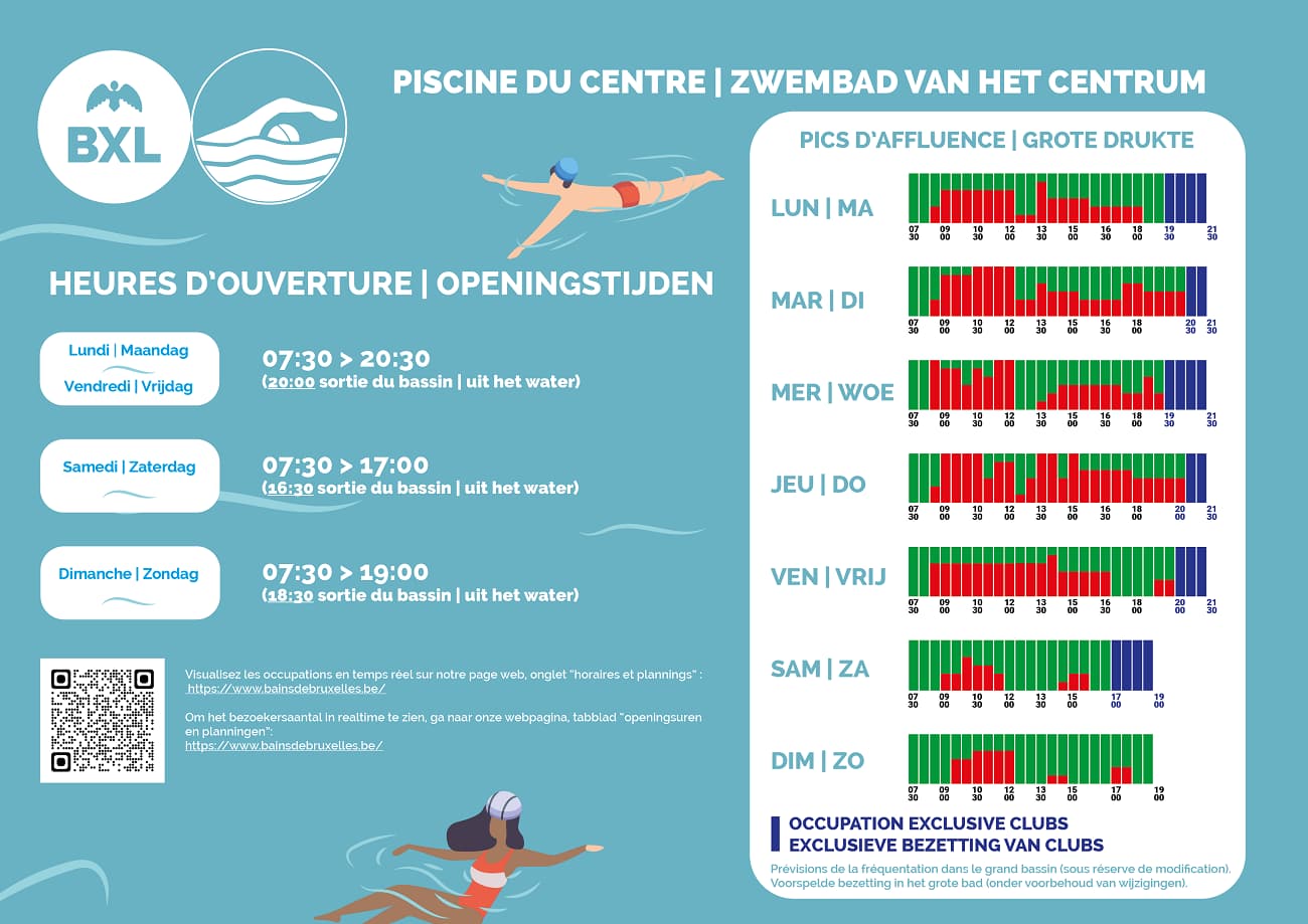 Swimming pool of the Centre | City of Brussels