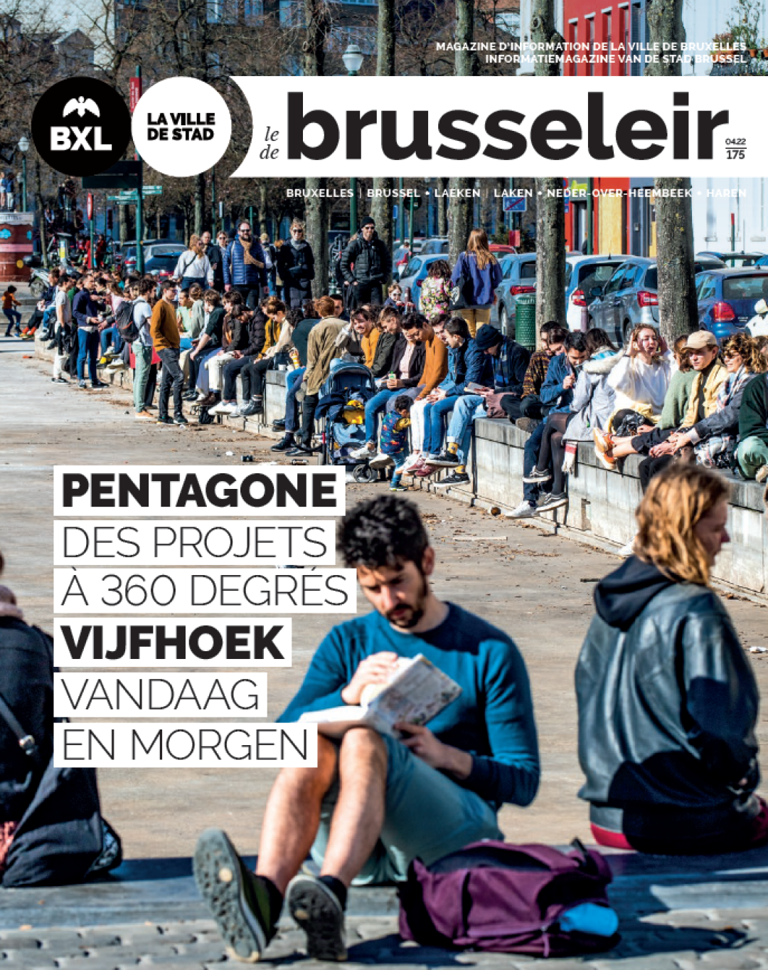 April issue of the Brusseleir, projects by quarter | City of Brussels
